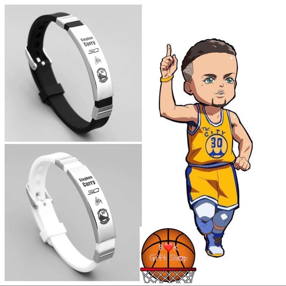 NBA | Accessories | Nba Curry Silicone Wristband Adjustable Bracelet ...